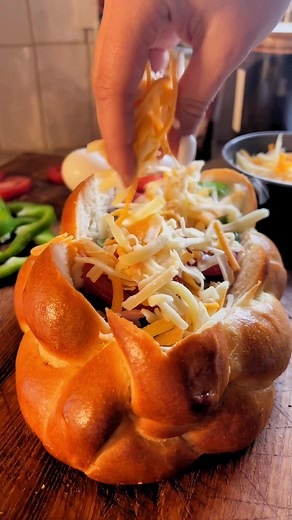 Delicious Breakfast Bread Boat Recipe