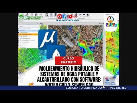 MOLDEAMIENTO HIDRÁULICO DE SISTEMAS DE AGUA POTABLE Y ALCANTARILLADO CONSOFTWARE:WATERCAD Y SEWERCAD