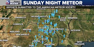 More details emerge about Sunday’s meteor that blazed across the Texas sky