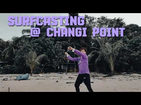 4K Fishing Singapore Ep7 / Surfcasting at Changi Point