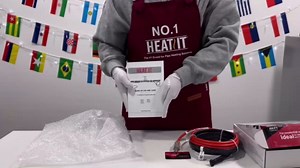 HEATIT 8PLSR Intelligent Commercial and Industrial Grade Self-Regulating Heat Cable, Frost Protection for Water Pipes and Snow Melting on Roofs,24 Ft Cable, 120V, 8 Watts/Ft