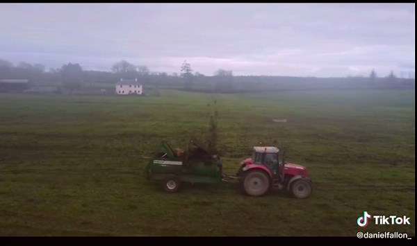 Other account banned , but here’s something I made earlier😎 🤌🏻#masseyferguson #6490 #keenan #djimavicmini #fyp #irishfarmer #foryou #dung