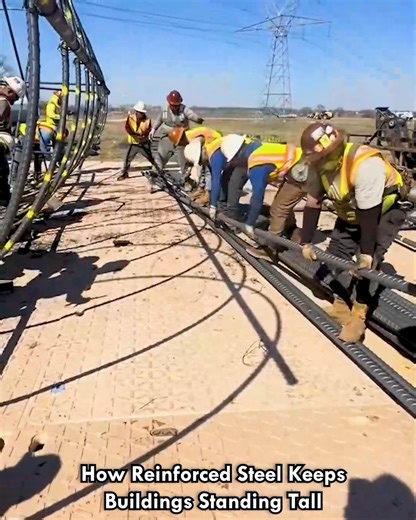 How Reinforced Steel Keeps Buildings Standing Tall #ConstructionWork #SteelReinforcement #BuildingStrong | Deep Dive News