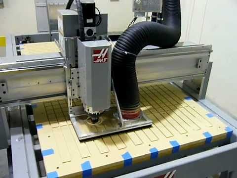 Haas SR-100 CNC Router First Cut