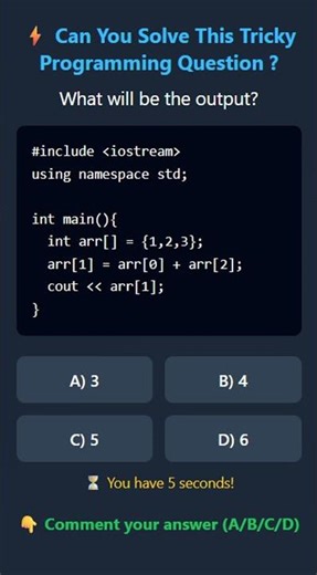 Interview Questions Array #21 | C++ Programming #placement #shorts #coding #C++