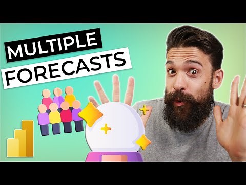 What will the FUTURE bring?! Showing MULITPLE FORECASTS in one chart in Power BI