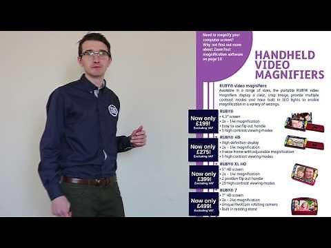 Ruby Handheld Magnifier Demonstration