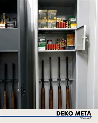 🔥 Gun cabinets that combine security and clean design.