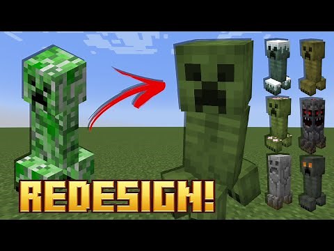 What if Minecraft's Creeper was Redesigned? | AL's Creepers Revamped resource pack