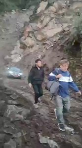 The Namling road block has been cleared at around 6:30 PM today. For now, the officials are letting the stranded vehicles to pass by. Officials are advising people to avoid traveling as the stretch is still risky. They will be clearing the block properly tomorrow. Courtesy: DoST | BBS