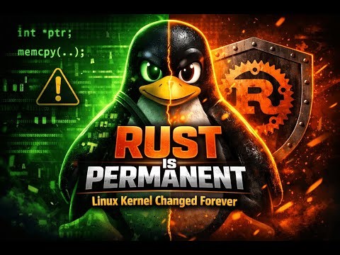 Linux Just Made Rust Permanent — Why This Kernel Decision Changes Everything Forever