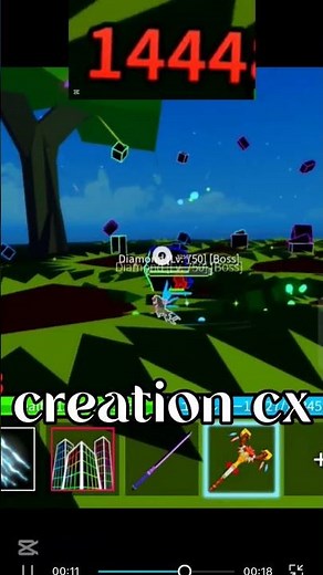 one shot creation combo!!クリエーションコンボ!!#bloxfruits #bloxfurit #ブロックスフルーツ #ブロフル #ロブロックス #combo #shorts