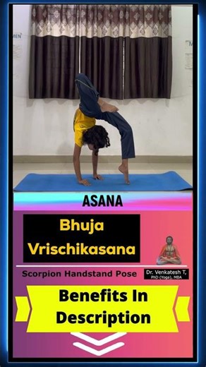 Buja Vrishikasana #yoga #trending #viral #motivation