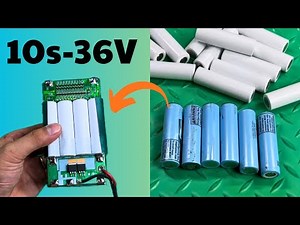 Make a 36V Battery Pack Using Salvaged 18650 Cells (Cheap & Powerful!)