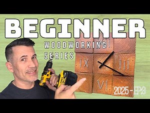 Simple Woodworking Projects: Rustic Clock You Can Build Today