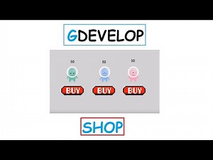 Gdevelop Ingame Shop Tutorial