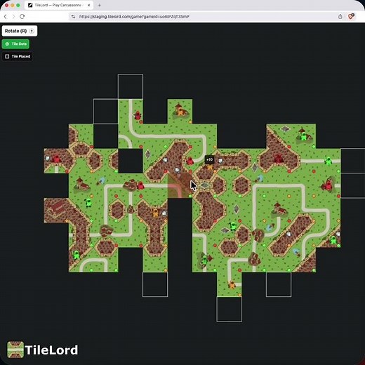 The Phantom Mini Extension [TileLord, a Carcassonne game alternative]