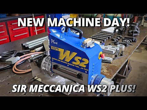 New Machine Day! | Unboxing Sir Meccanica WS2 PLUS Portable Line Boring System