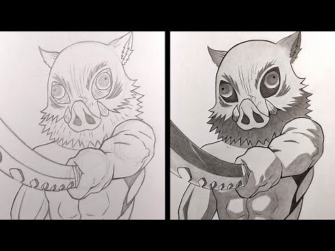 How to Draw Inosuke - Kimetsu no Yaiba