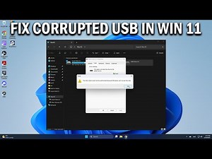 How To Fix Corrupted USB Drive or SD Card in Windows 11 - Easy Fix