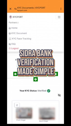Sidra Bank Account Verification Made Simple. #sidrabqnk #sidrachain #sidracoin #sidra | Sidra Chain