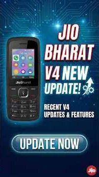 Jio Bharat V4 Latest Software Update Features Explained | #jio #jiobharatv4 #jiophone #shorts #short
