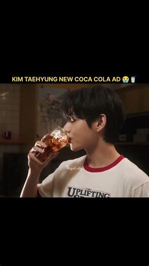 omg kim taehyung new coca cola ad 😭🥤#cocacola #brand #ambassador #ad #update #bts #youtubeshorts