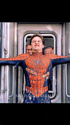 Spiderman Stoping The Train Edit | TE CONOCI (ULTRA SLOWED) Edit #edit #marvel #spiderman