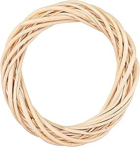 7.87" Natural Grapevine Wreath Forms for DIY Crafts Wreath Base Garland Frames Making Supplies for Holidays Wedding Party Seasonal Decorations