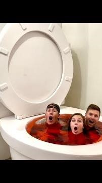 CRAZIEST Worlds Largest Toilet Going Underwater Jumping Prank Funny Compilation - Jawad TikTok Agenc