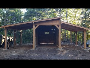 Building a Rustic Equipment Storage Shed