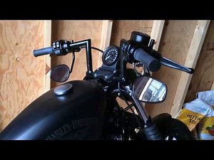 Harley Chizeled Lo on Sportster 883N Iron