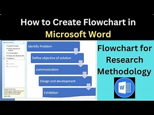 How to Create Flowchart in Microsoft Word