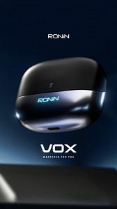 197 reactions · 19 shares | This is VOX. Engineered with deep bass, sharp vocals, and a case that glows before it plays. VOX is mastered for you. | Ronin | Facebook