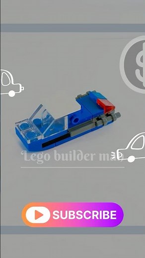 Building a Mini LEGO Police Car 🚓 | Satisfying LEGO Build Step by Step #legopolice #shorts