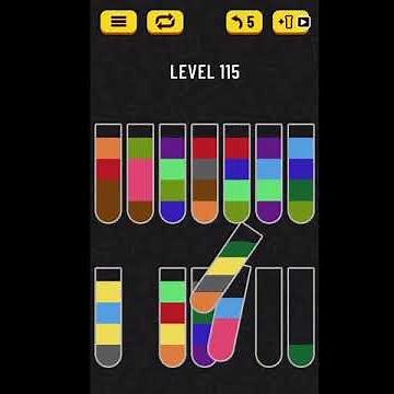 Water Sort Puzzle Level 115 | Walkthrough Solution
