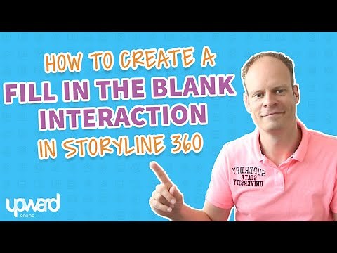 How To Create A Fill In The Blank Interaction In Articulate Storyline