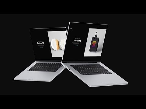 Macbook Laptop Mockup Video - After Effects Template
