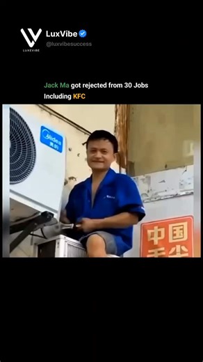 Business|Wealth |Mindset on Instagram: "Jack Ma, the founder of Alibaba, is often celebrated for his resilience in the face of rejection. Before achieving success, he applied for around 30 jobs and was rejected from all of them—even at KFC, where 23 people were hired but he was the only one turned away. These setbacks didn’t break his spirit; instead, they shaped his determination and perspective. Jack Ma has often said that rejection taught him patience, persistence, and the importance of never