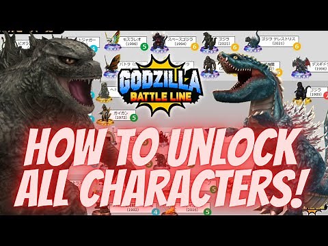 How to Unlock ALL UNITS in Godzilla Battle Line! (UPDATED)