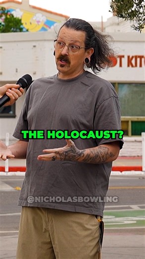 82K views · 2.6K reactions | Why Didn't God Stop the Holocaust? Gospel T-Shirts  https://store.nicholasbowling.com/ Support the ministry financially  https://NicholasBowling.com/Partner Join the Discord Community https://discord.gg/nicholasbowling The Gear We Use  https://kit.co/nicholasbowling Gospel Tool  https://www.nicholasbowling.com/gospeltools #jesus #streetpreacher #Pride | Nicholas Bowling | Facebook