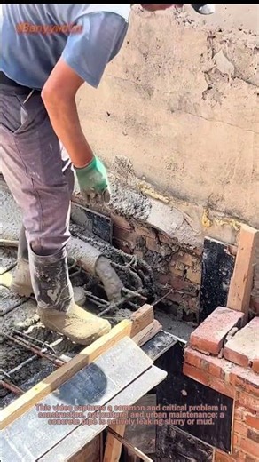 The Secret to Fixing Leaking Concrete Pipes! A Simple On-Site Repair 🌊