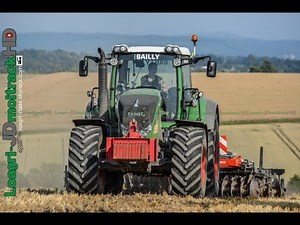 FENDT 824 Vario & Cover Crop Gregoire Besson | Déchaumage 2015 | SNC Bailly