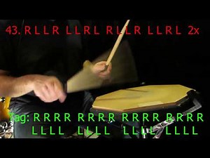 Stick Control Play Along p.6 , 37-48 (60 BPM)