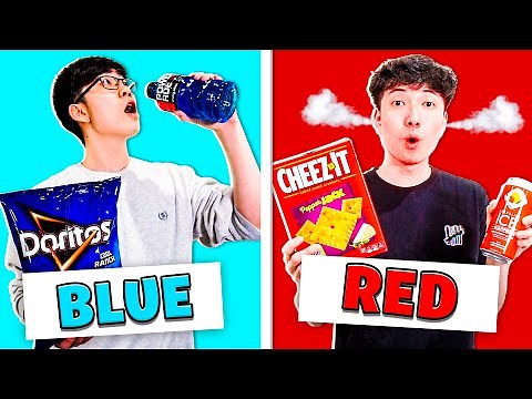 Eating Only ONE Color of Food for 24 Hours!