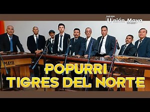 Popurri Tigres del Norte en MARIMBA (La Puerta Negra / Mesa del Rincon / Creiste / Rosita de Olivo)