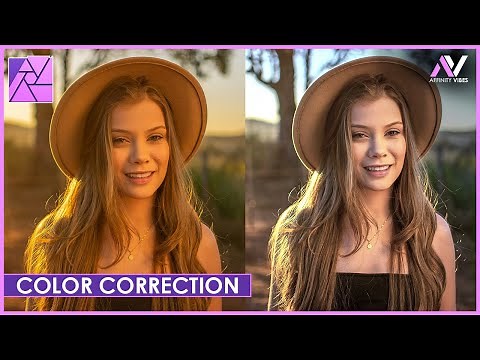 Color Correction with Affinity Photo [ Fast & Easy ] Affinity Photo Tutorial