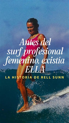 Surf Like a Girl on Instagram: "¿Sabías que la primera salvavidas de Hawái patrullaba las olas más peligrosas de Oahu mientras libraba su batalla más personal? 🌊🛡️ Rell Sunn, conocida como “La Reina de Makaha”, fue mucho más que una surfista de élite. En una época de localismo extremo en los 70, se convirtió en la autoridad oficial del mar. No pedía permiso; su técnica y su conocimiento del océano hablaban por ella. Fue cinturón negro de judo, experta waterwoman y la fundadora del Menehune Sur
