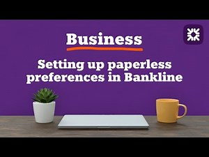 Bankline - Setting up paperless preferences | Royal Bank of Scotland