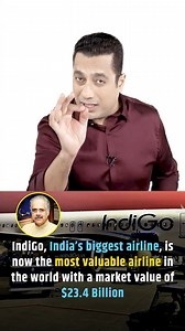 43K views · 553 reactions | IndiGo Becomes World’s Most Valuable...